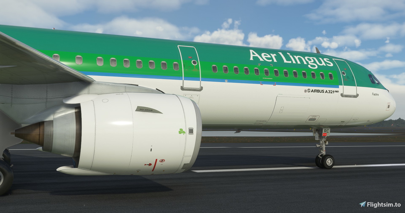 Aer Lingus "1996 livery" "EI-LRC" LatinVFR A321 Neo leap til Microsoft ...