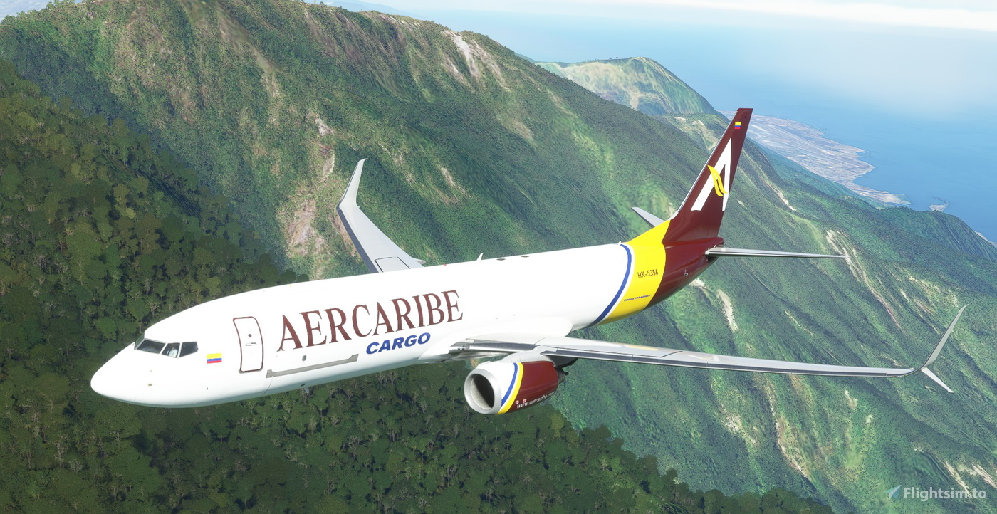 AerCaribe PMDG B737-800BCF Scimitar winglets for Microsoft Flight Simulator | MSFS