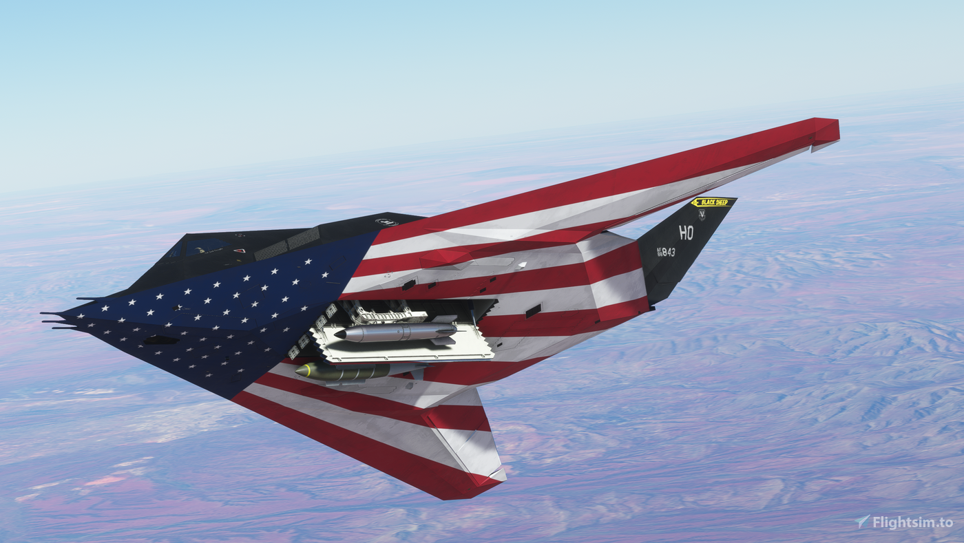 Aerial Simulations F-117 Weapons for Microsoft Flight Simulator | MSFS