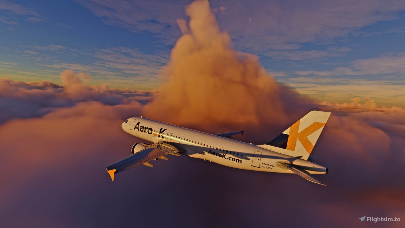 Aero-K (EOK) [HL-8384] - Fenix Simulations A320 | [8K] | [RUSSIANPILOT ...