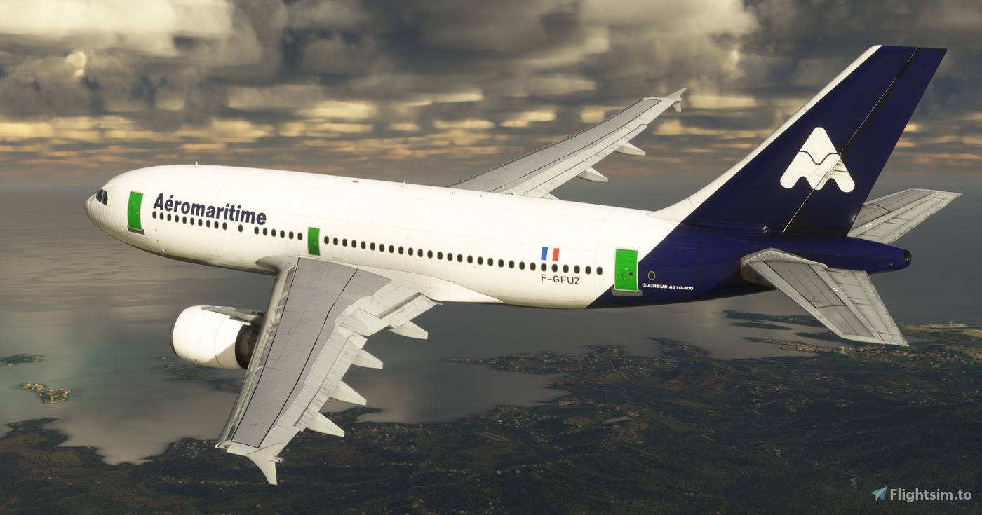 Aeromaritime IniBuilds A310-300 for Microsoft Flight Simulator | MSFS