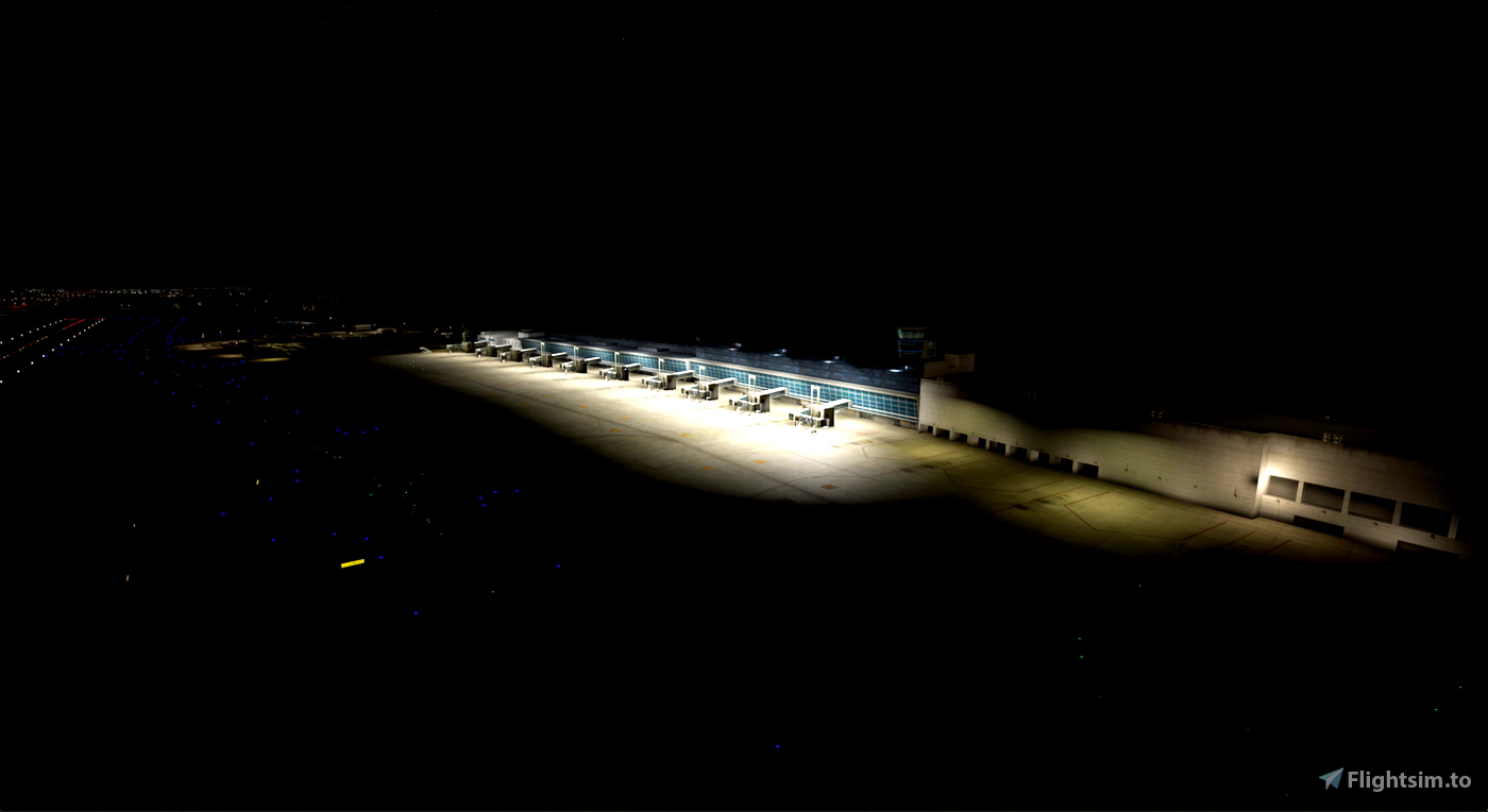 Aeroparque Enhanced Terminal Lights pour Microsoft Flight Simulator | MSFS