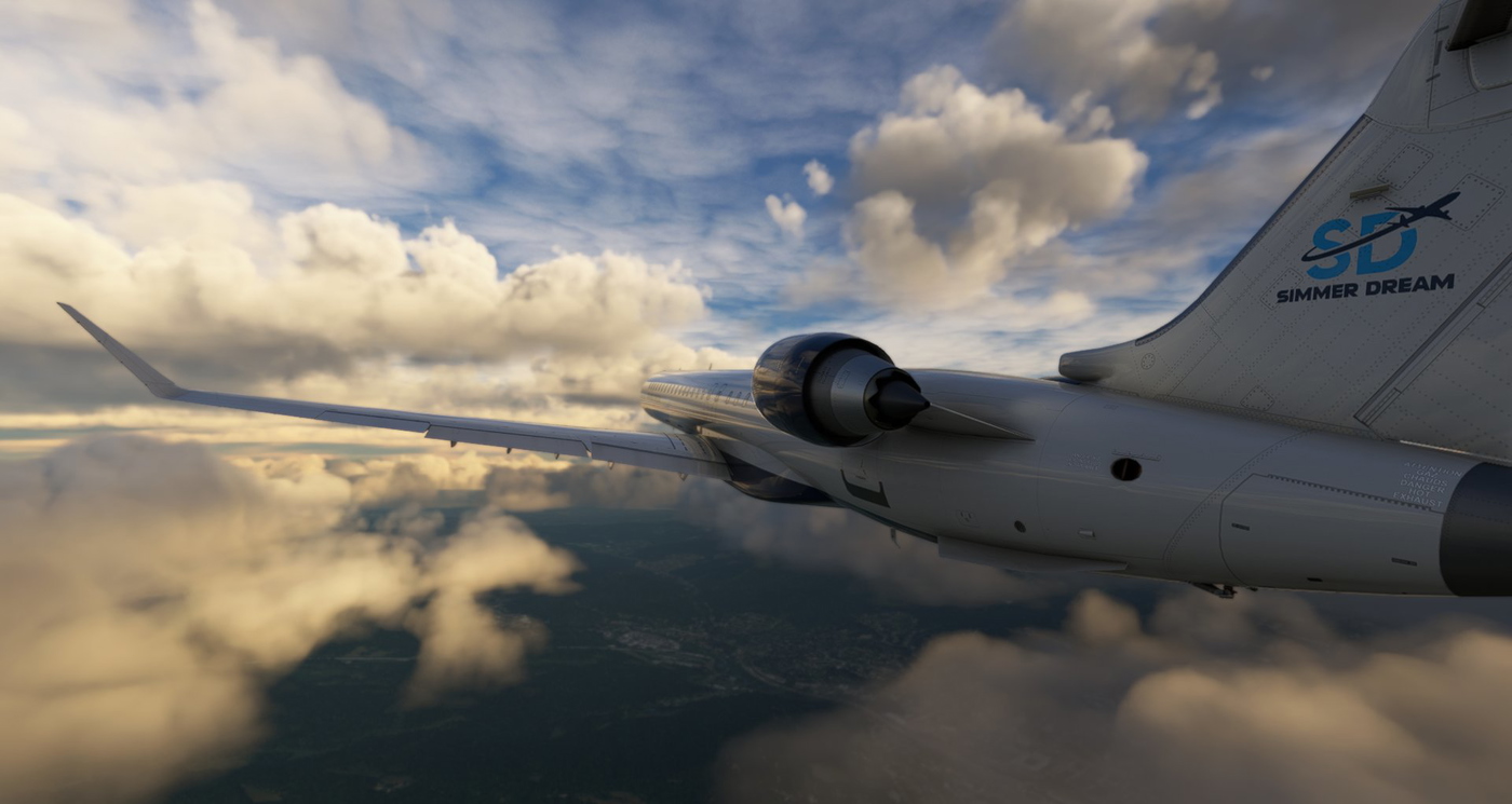 [AEROSOFT] CRJ-1000 SIMMER DREAM AIRLINES [4K] for Microsoft Flight ...