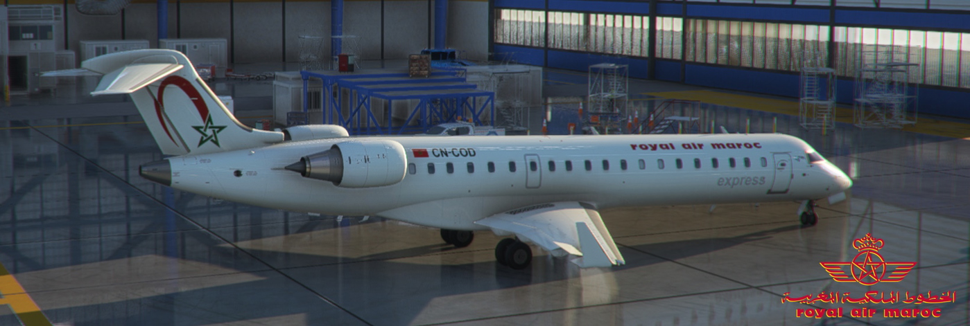 Aerosoft CRJ550 Royal Air Maroc Express CN-COD for Microsoft Flight ...