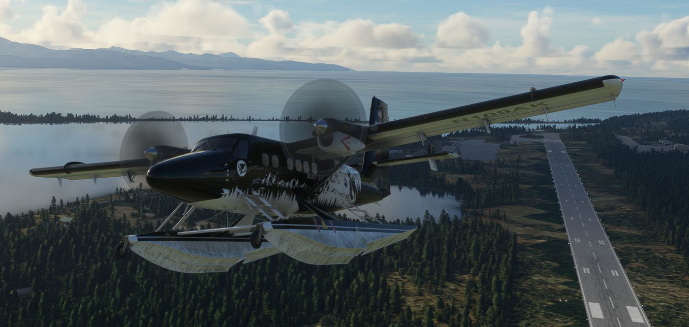 AEROSOFT TWIN OTTER DHC6-300 AP Black Bear Air Shuttle for Microsoft ...