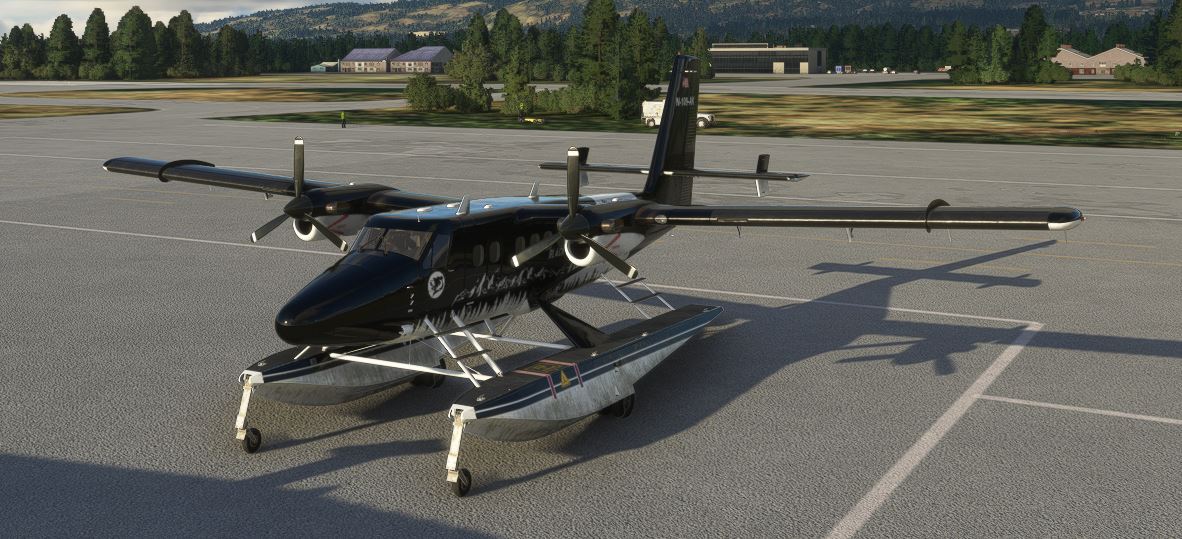 AEROSOFT TWIN OTTER DHC6-300 AP Black Bear Air Shuttle for Microsoft ...