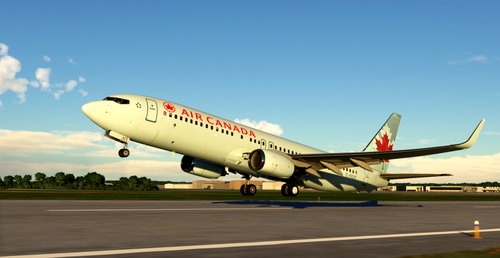 Air Canada "2005 livery" PMDG B737-800 » Microsoft Flight Simulator