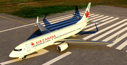 Air Canada "2005 livery" PMDG B737-800 for Microsoft Flight Simulator ...