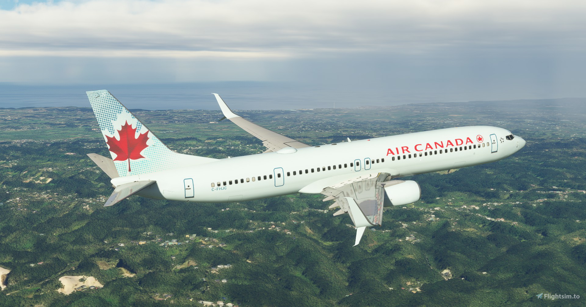Air Canada "2005 livery" PMDG B737-900ER Scimitar winglets » Microsoft ...
