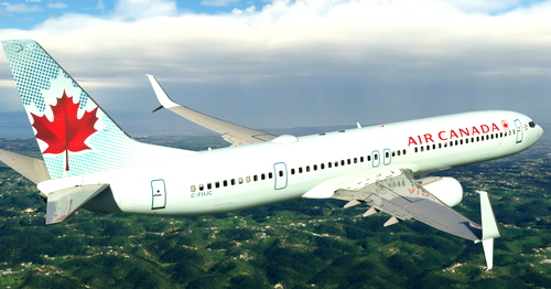Air Canada "2005 livery" PMDG B737-900ER Scimitar winglets » Microsoft ...