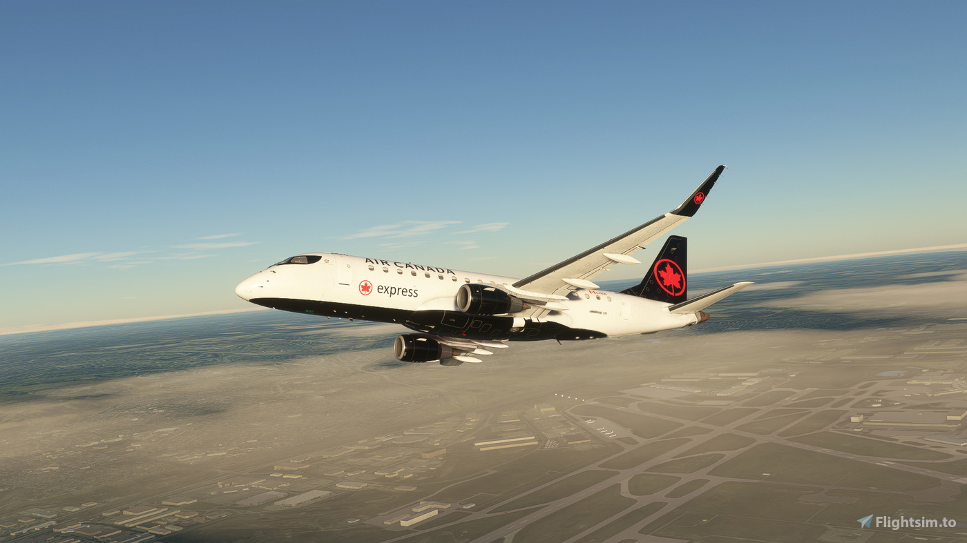 Air Canada E175 long/small winglets for Microsoft Flight Simulator | MSFS