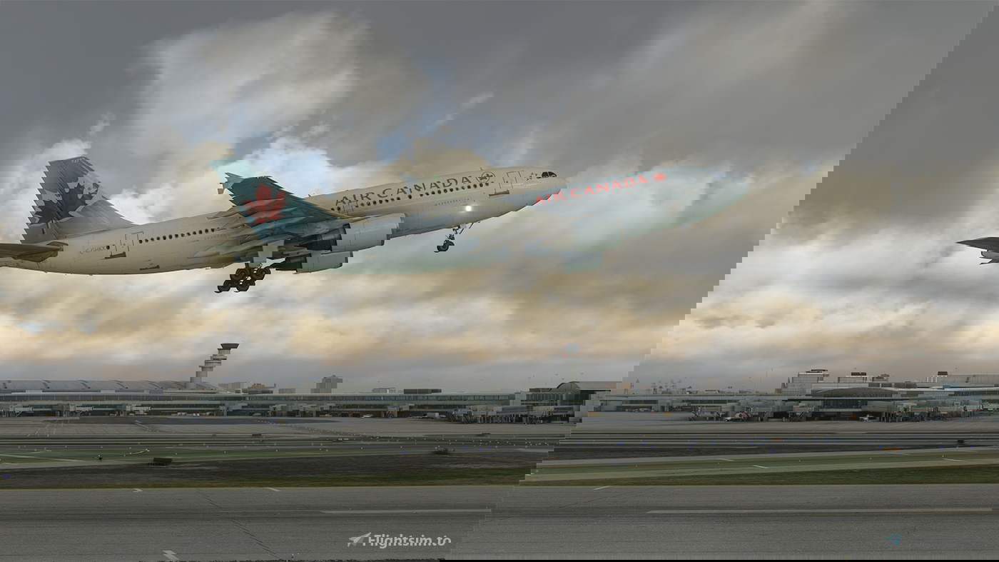 Air Canada (Ice Blue) Airbus A310 C-GHKX 8K for Microsoft Flight ...