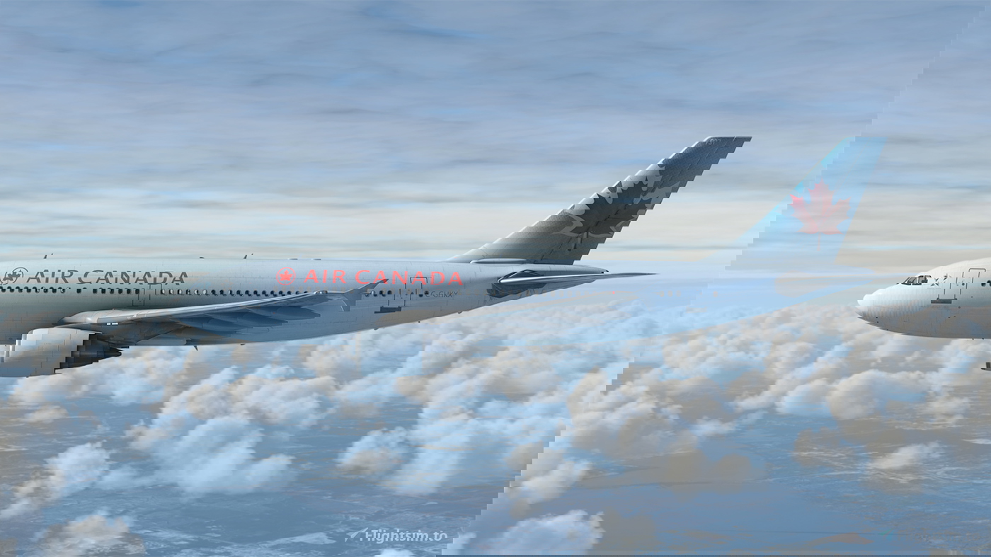 Air Canada (Ice Blue) Airbus A310 C-GHKX 8K for Microsoft Flight ...