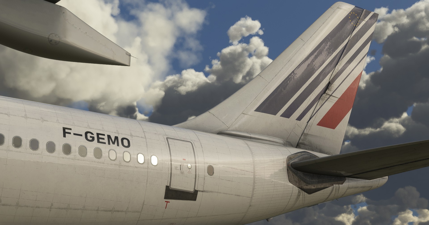 Air France "1990 livery" "F-GEMO" IniBuilds A310-300 for Microsoft ...