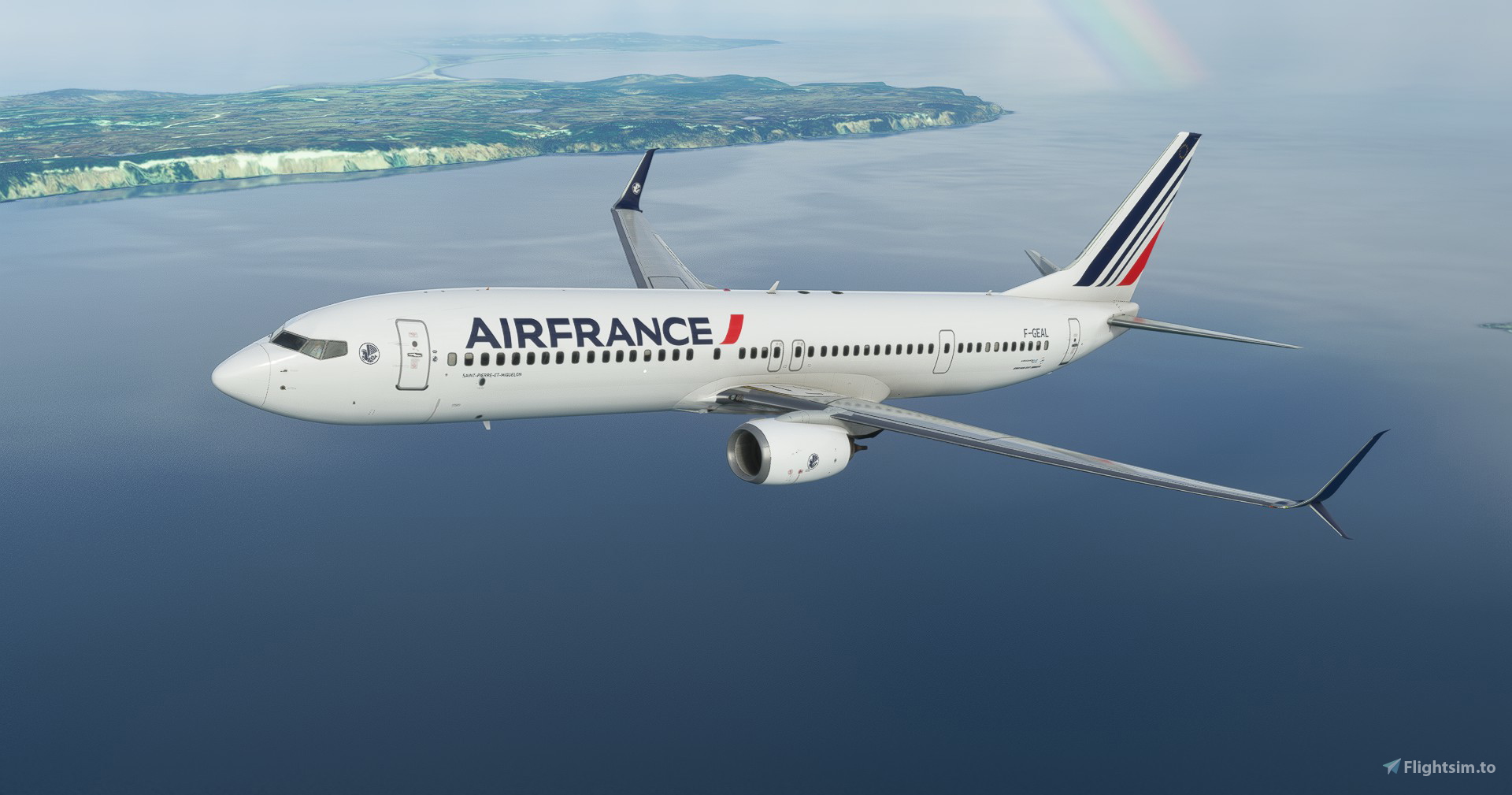 Air France "2021 livery" PMDG B737-900ER Scimitar winglets for ...