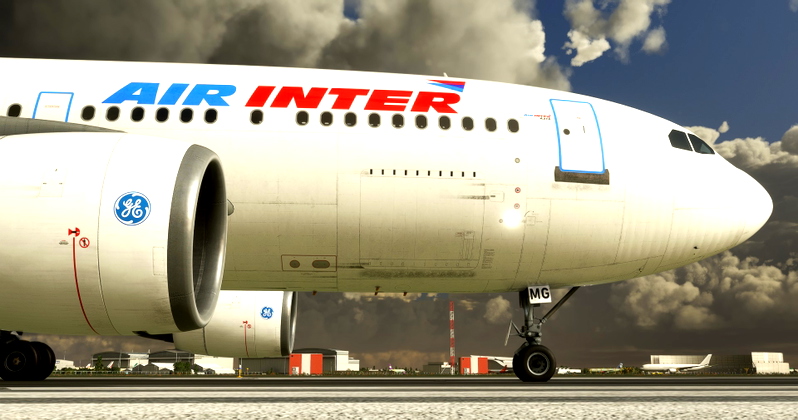Air Inter "1989 livery" IniBuilds A310-300 for Microsoft Flight ...