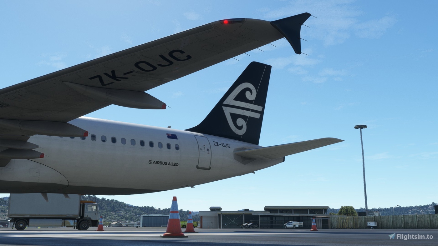 Air New Zealand Interim Livery (2013) ZK-OJC + Cabin - Fenix A320 for ...