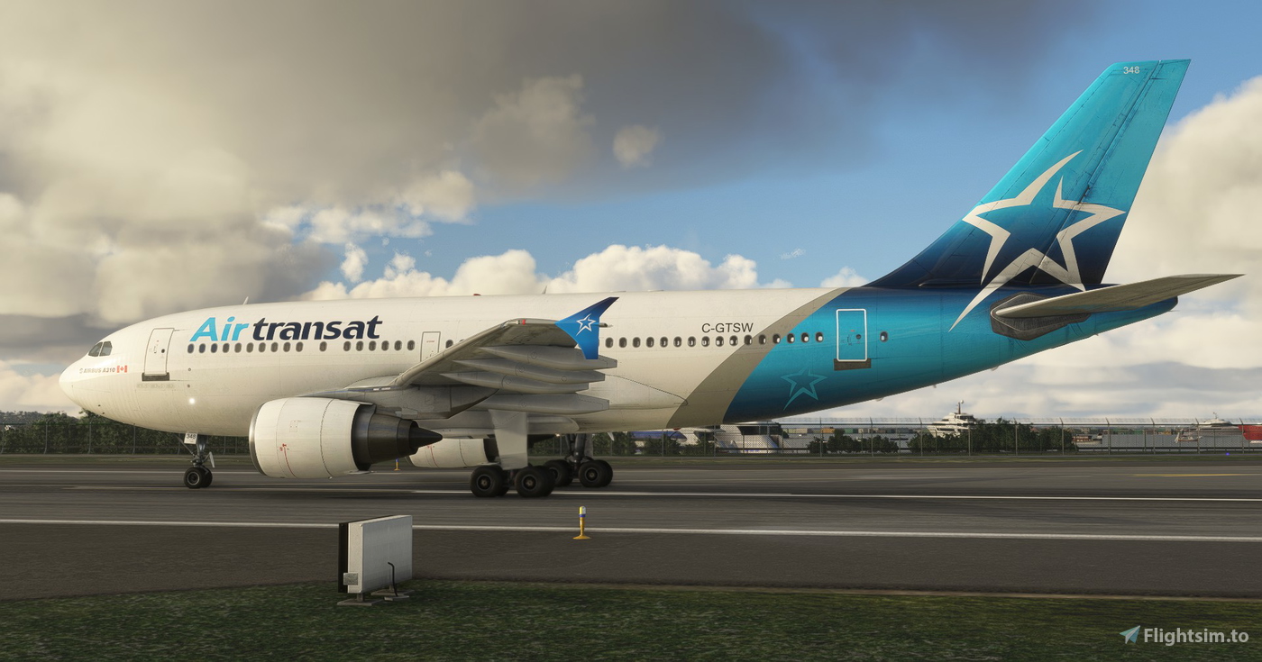 Air Transat "2017 livery" "C-GTSW" IniBuilds A310-300 for Microsoft ...