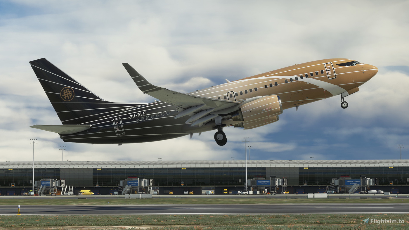 Air X Charter (9H-ELF) - PMDG 737-700BBJ for Microsoft Flight Simulator | MSFS