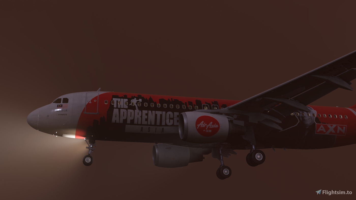 AirAsia 9M-AFA The Apprentice for Microsoft Flight Simulator | MSFS