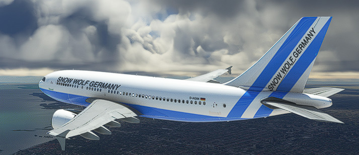 Airbus A310-300 Snow Wolf Germany 对于 Microsoft Flight Simulator | MSFS