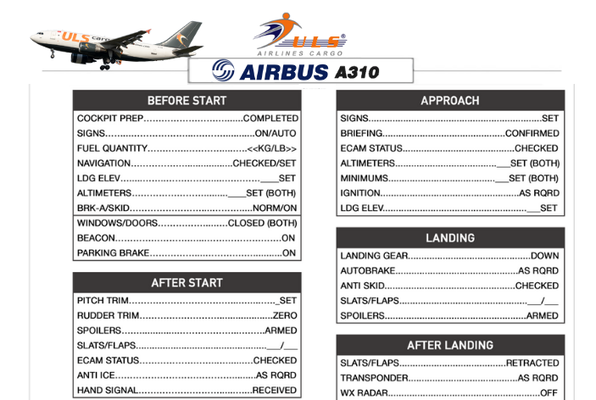 Fenix A320 / FBWA32NX From start to shutdown - full flight + ILS approach checklist for ...