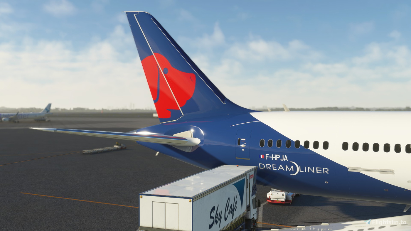 AirDog Airlines 787 Dreamliner livery 对于 Microsoft Flight Simulator | MSFS