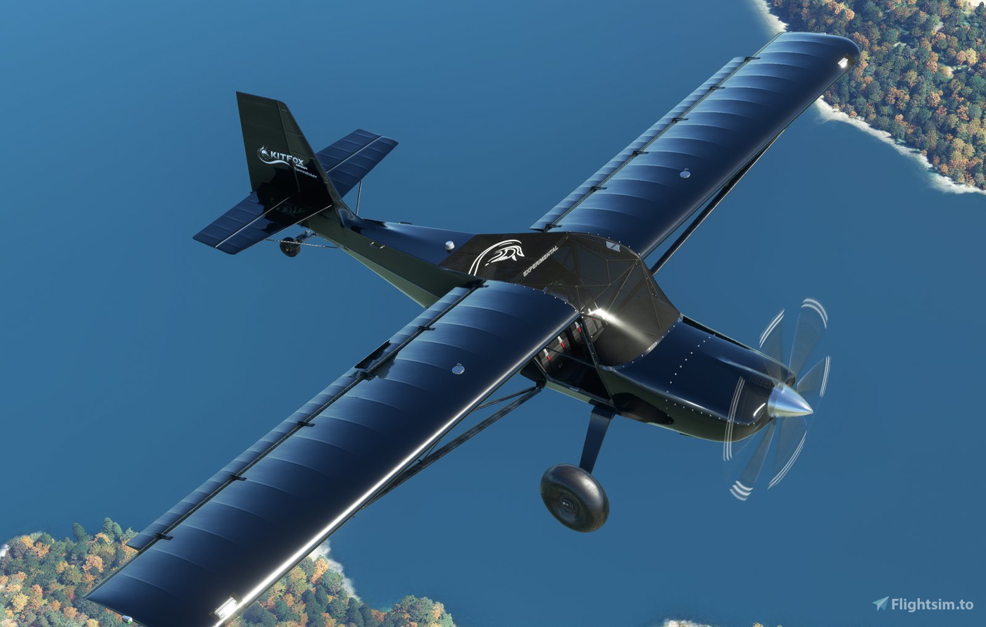 AIRPAC1 Adi Kitfox Speedster Black Livery のために Microsoft Flight ...