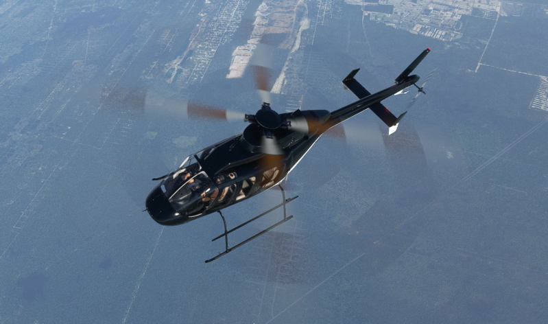 Airwolf-like Bell 407 livery and main rotor power tune up for Microsoft ...