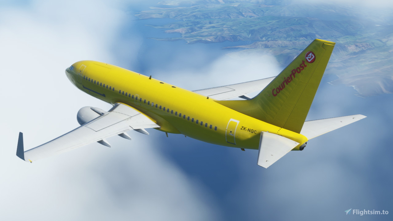 Airwork New Zealand Boeing 737-219C (PMDG 737-700BDSF) ZK-NQC (Courier ...