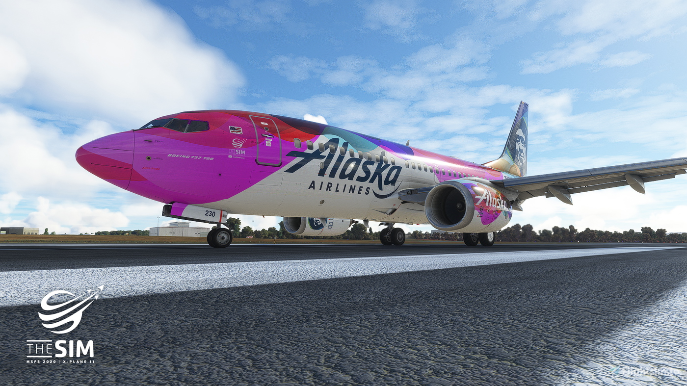 ALASKA Airlines [4K Resolution] Boeing 737-700 PMDG for Microsoft ...