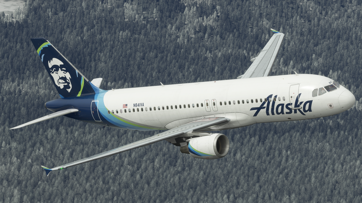 Alaska Airlines Pack [w/ Interior] Fenixsim A320 [8K+4K] for Microsoft ...
