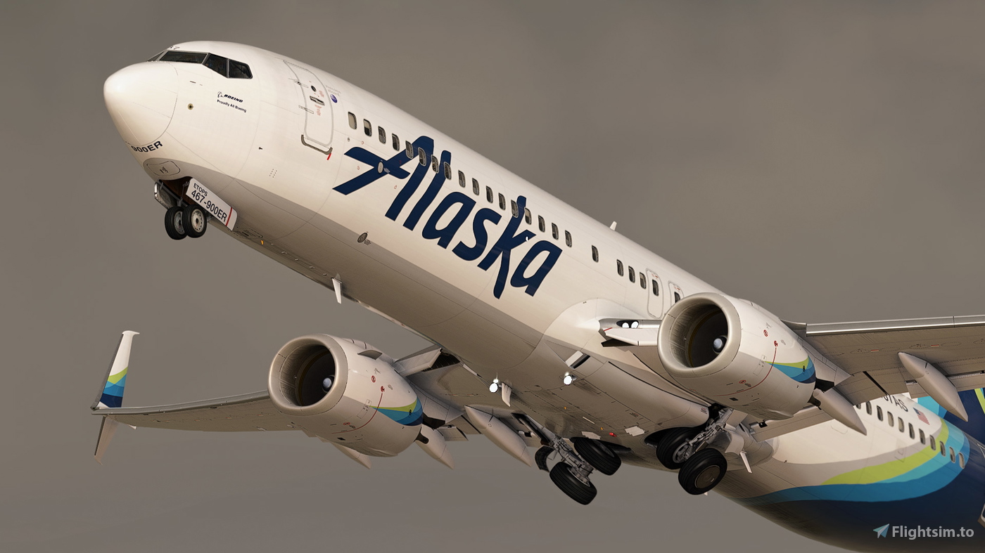 Alaska Airlines [Pack] w/Cabin PMDG 737-990ER for Microsoft Flight ...