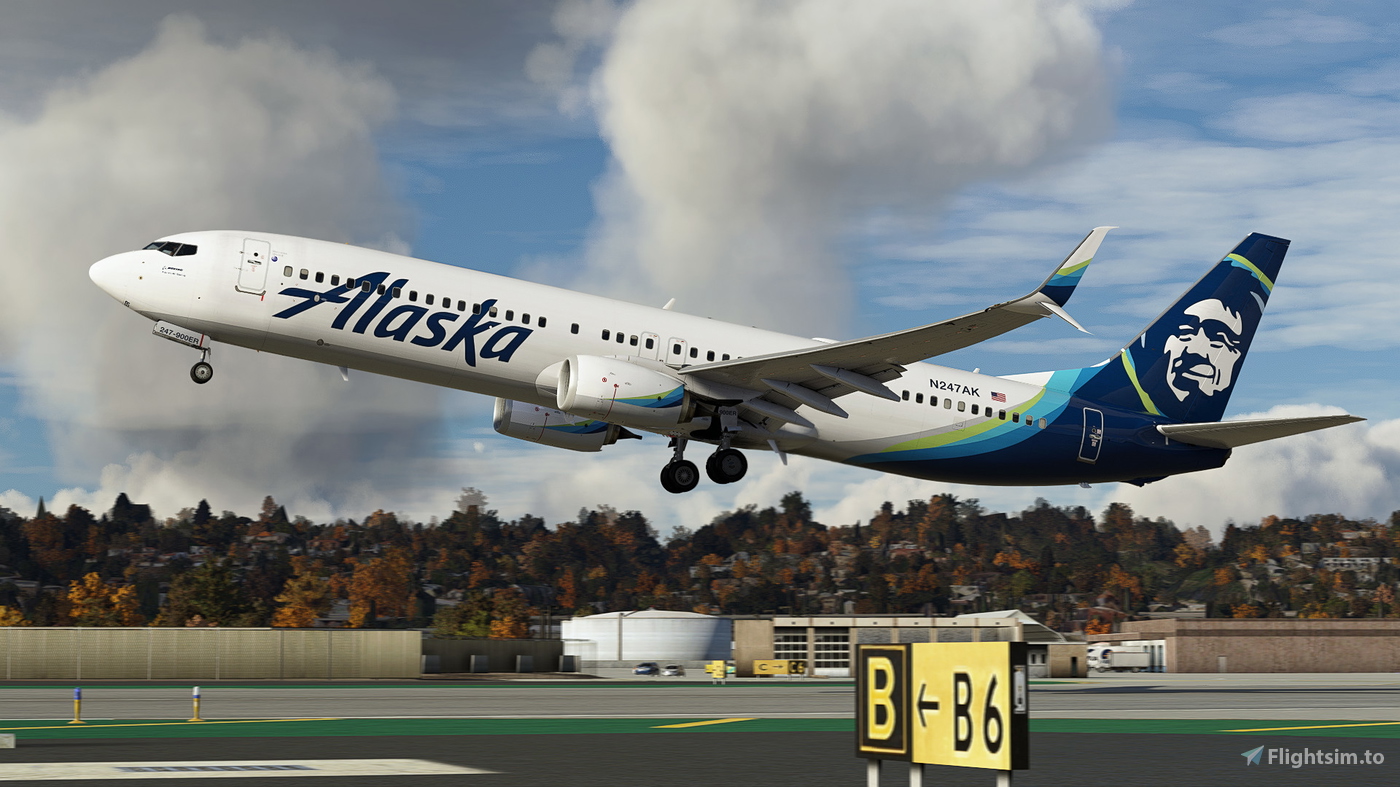 Alaska Airlines [Pack] w/Cabin PMDG 737-990ER for Microsoft Flight ...