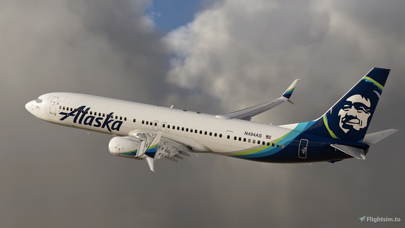 Alaska Airlines [Pack] w/Cabin PMDG 737-990ER for Microsoft Flight ...