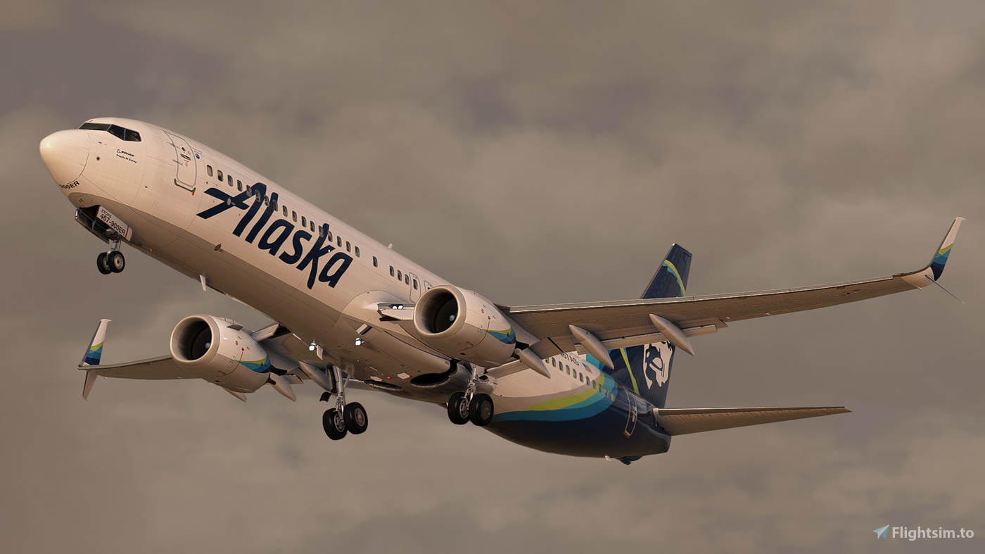 Alaska Airlines [Pack] w/Cabin PMDG 737-990ER for Microsoft Flight ...