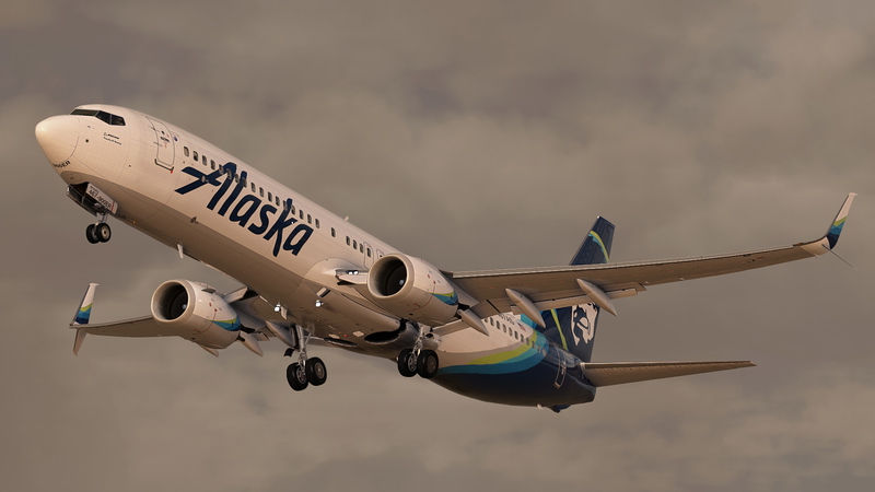Alaska Airlines [Pack] w/Cabin PMDG 737-990ER for Microsoft Flight ...