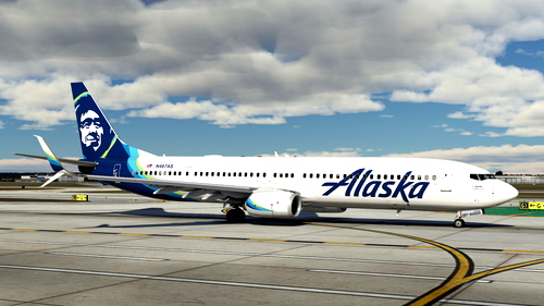 Alaska Airlines [Pack] w/Cabin PMDG 737-990ER for Microsoft Flight Simulator | MSFS