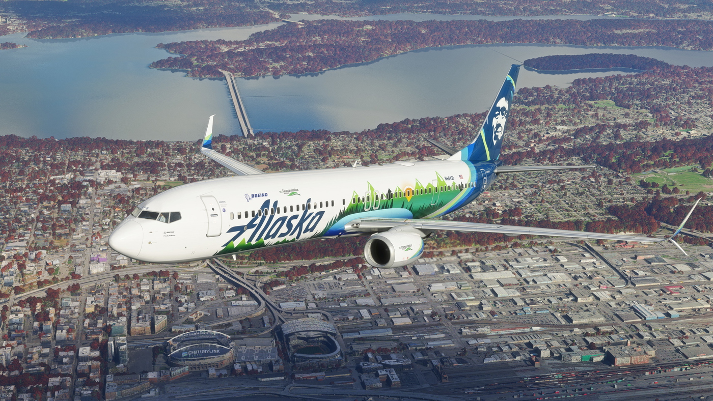 Alaska "ecoDemonstrator" - PMDG 737-900ER for Microsoft Flight ...