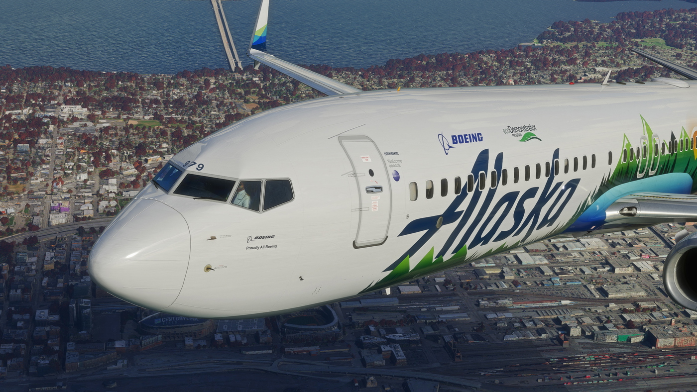 Alaska "ecoDemonstrator" - PMDG 737-900ER for Microsoft Flight ...