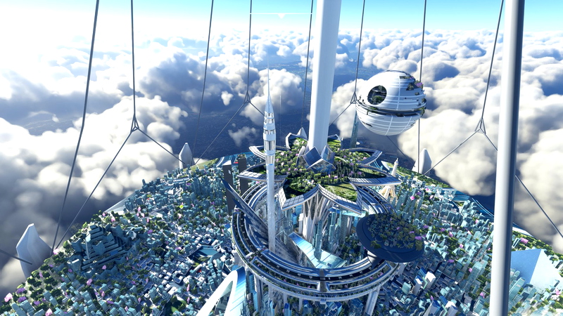 Alita 2 ⚔️ Sky City for Microsoft Flight Simulator | MSFS