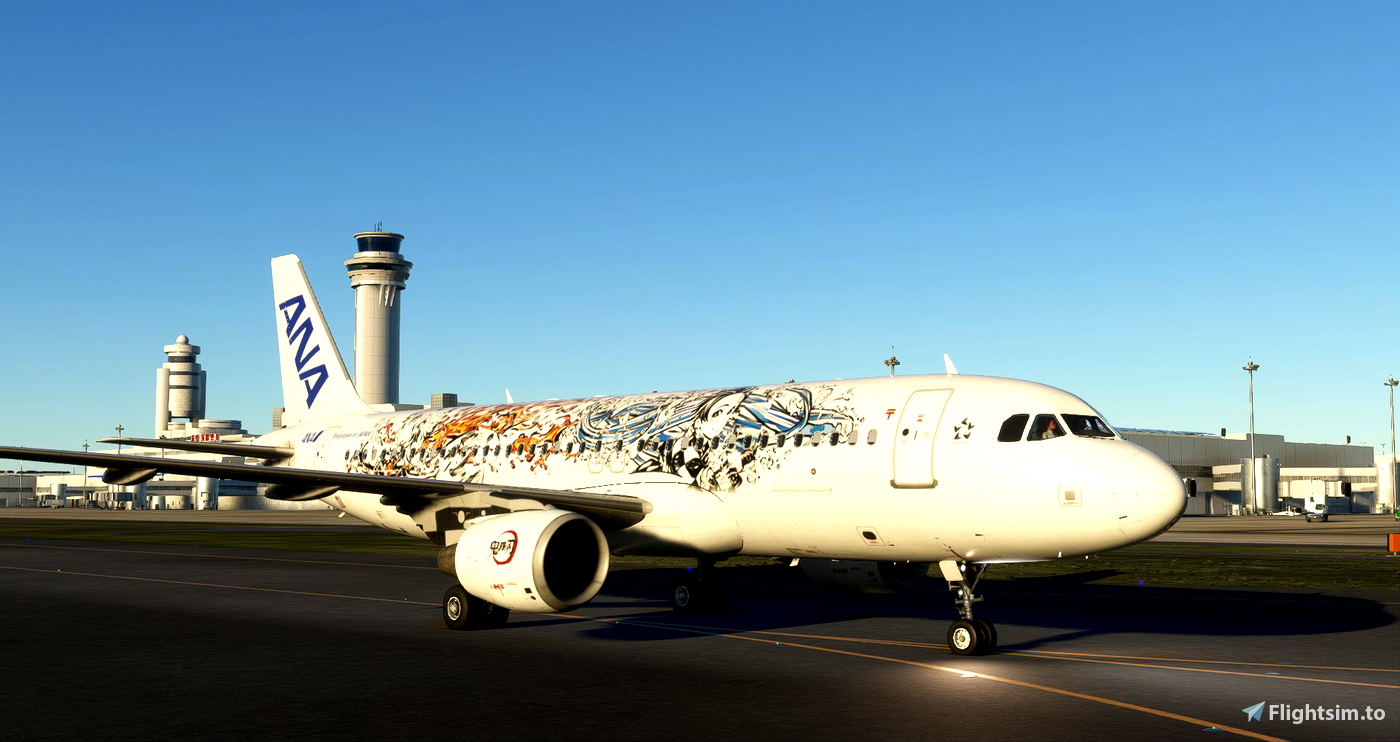 All Nippon Airways Deom Slayer special livery for Fenix a320 for ...