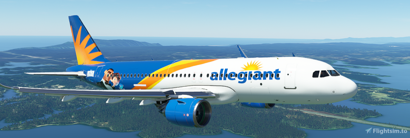 [A32NX] ALLEGIANT SPIES IN DISGUISE for Microsoft Flight Simulator | MSFS