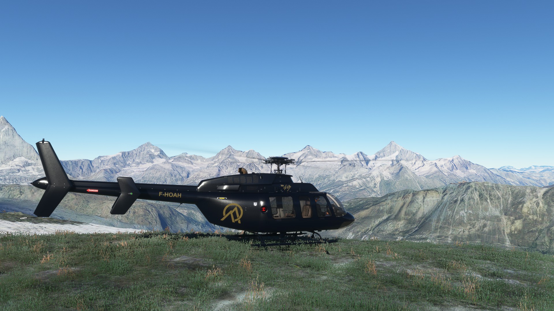 Alpes Hélicoptères | F-HOAH | BELL 407 » Microsoft Flight Simulator