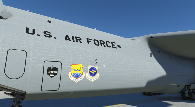 AN-225 433rd AW "Spirit of Texas" v2 for Microsoft Flight Simulator | MSFS