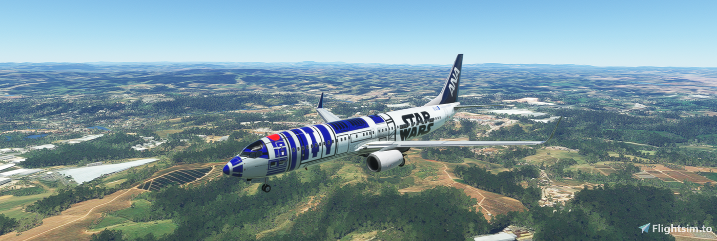 ANA STAR WARS RD2 737-800 (FICTIONAL) for Microsoft Flight Simulator | MSFS