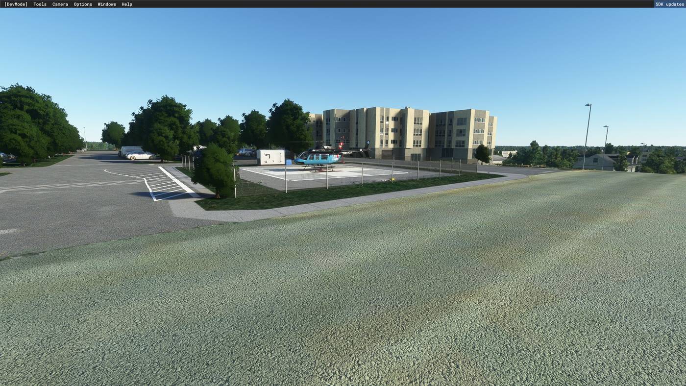 AnMed Health Hospital Helipad for Microsoft Flight Simulator | MSFS