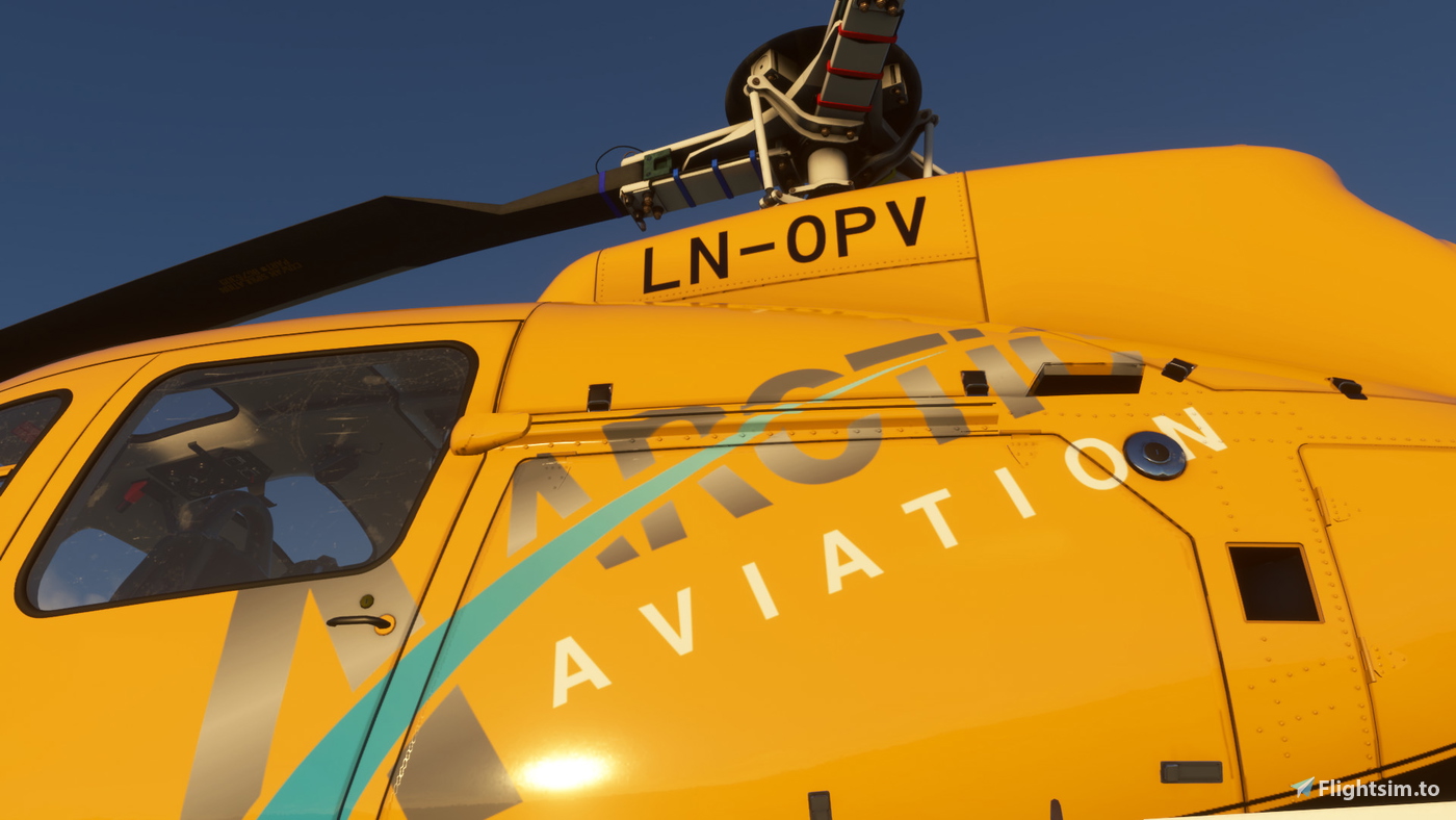 Arctic Aviation (LN-OPV) - CowanSim H125 for Microsoft Flight Simulator ...