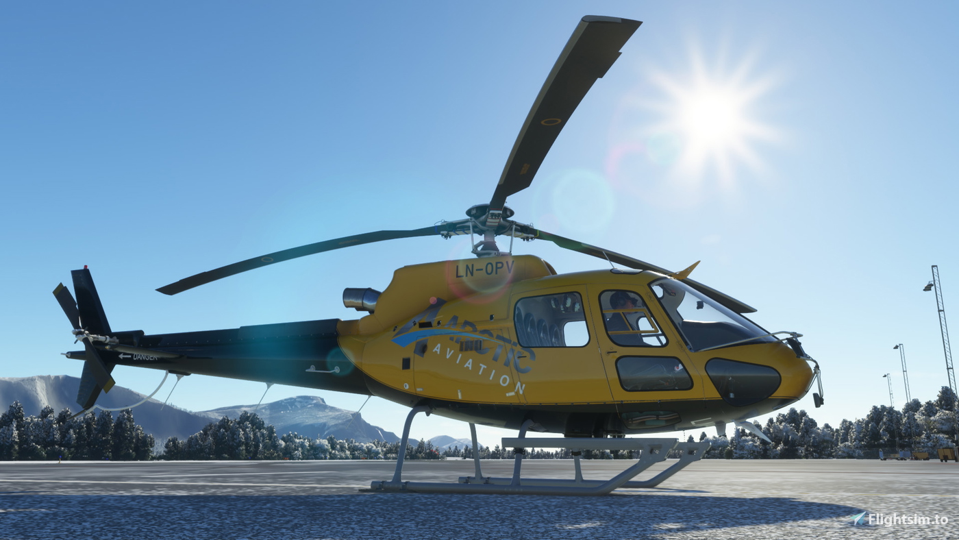 Arctic Aviation (LN-OPV) - CowanSim H125 for Microsoft Flight Simulator ...