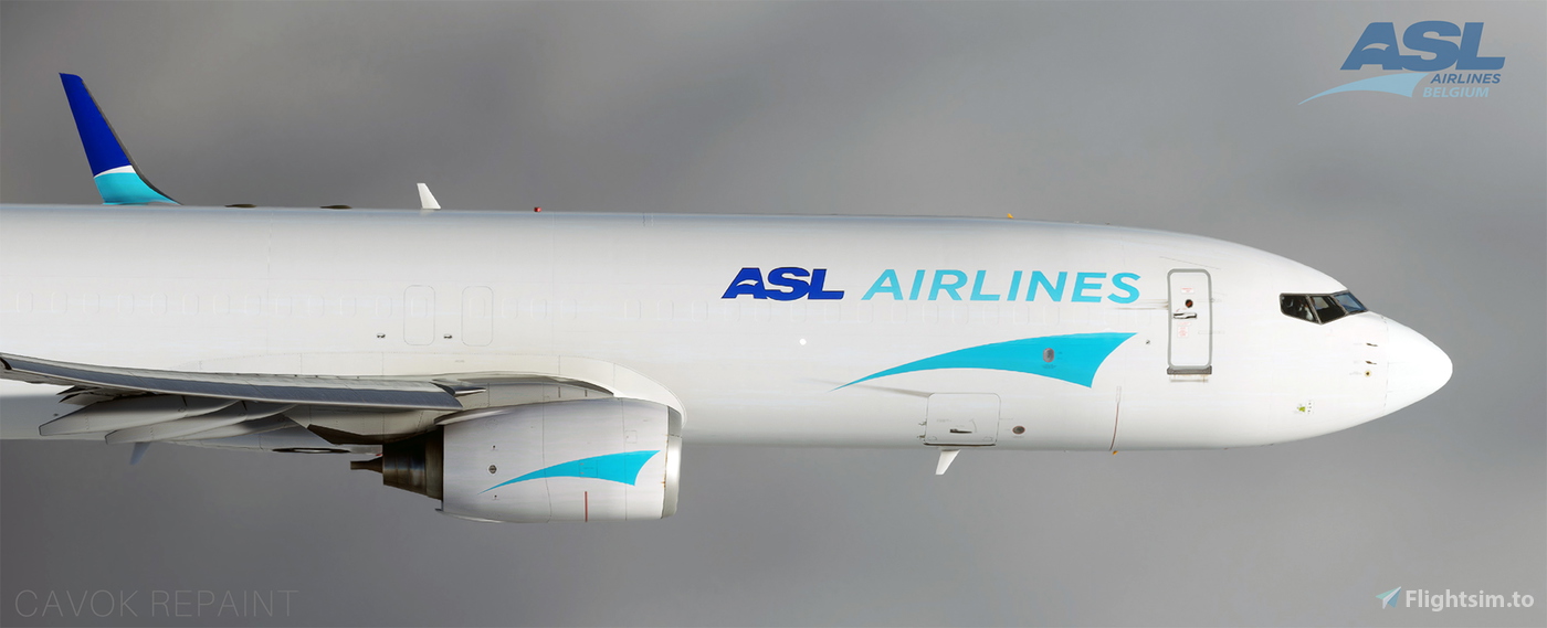 ASL Airlines Belgium (OE-IXB) Dirty - PMDG 737-800BCF for Microsoft Flight Simulator | MSFS